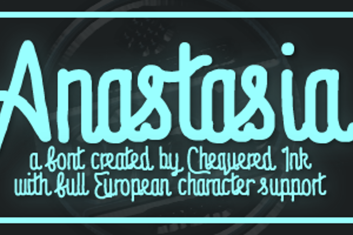 Anastasia Font | Chequered Ink | FontSpace