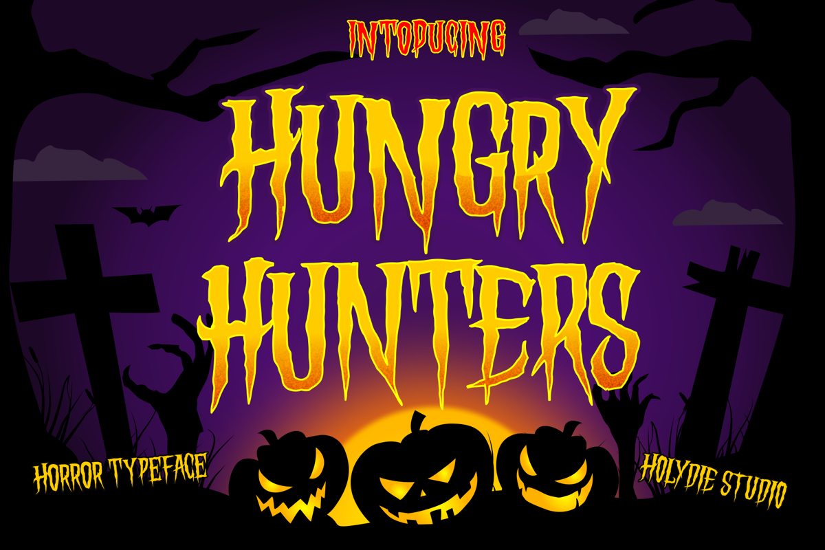 Hungry Hunters Font - Free Download