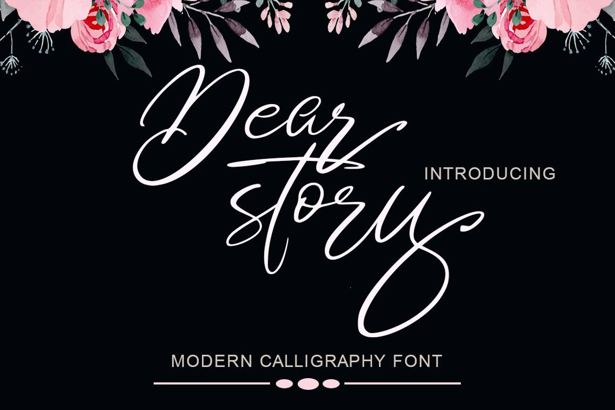 Dear Story Script Font | Solidtype | FontSpace