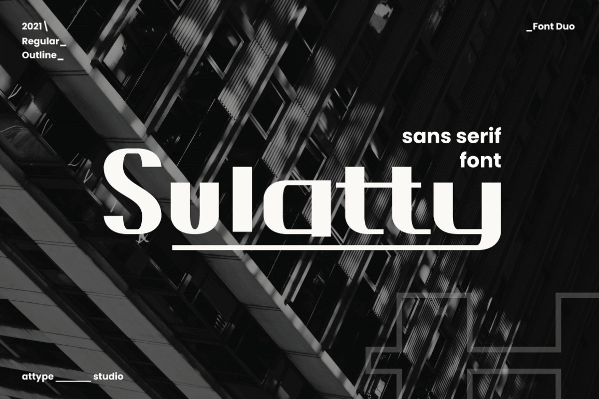 Sulatty Font | Attype Studio | FontSpace