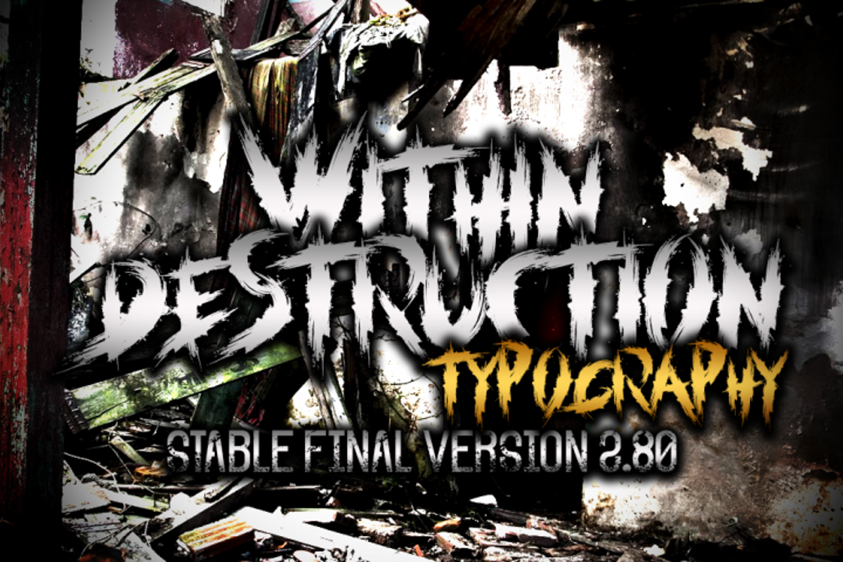 Within destruction Font - Free Download