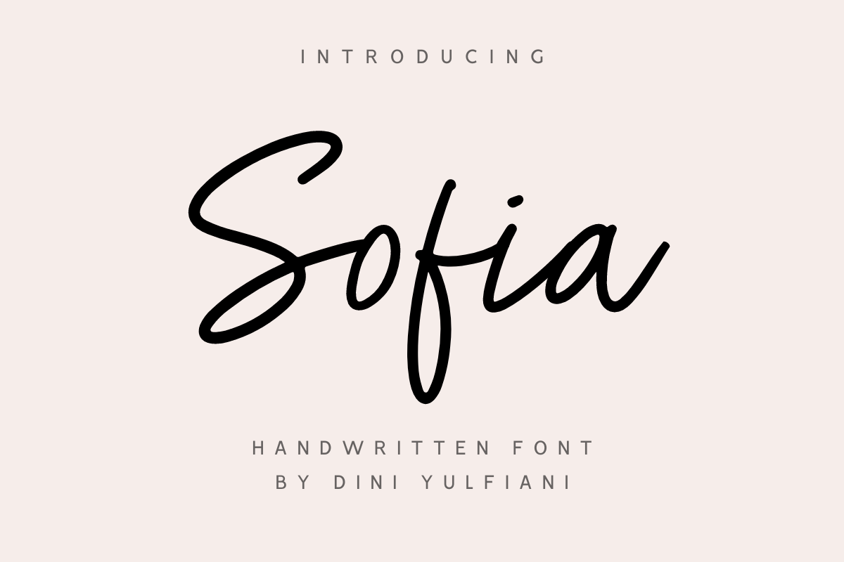 Sofia Font - Free Download
