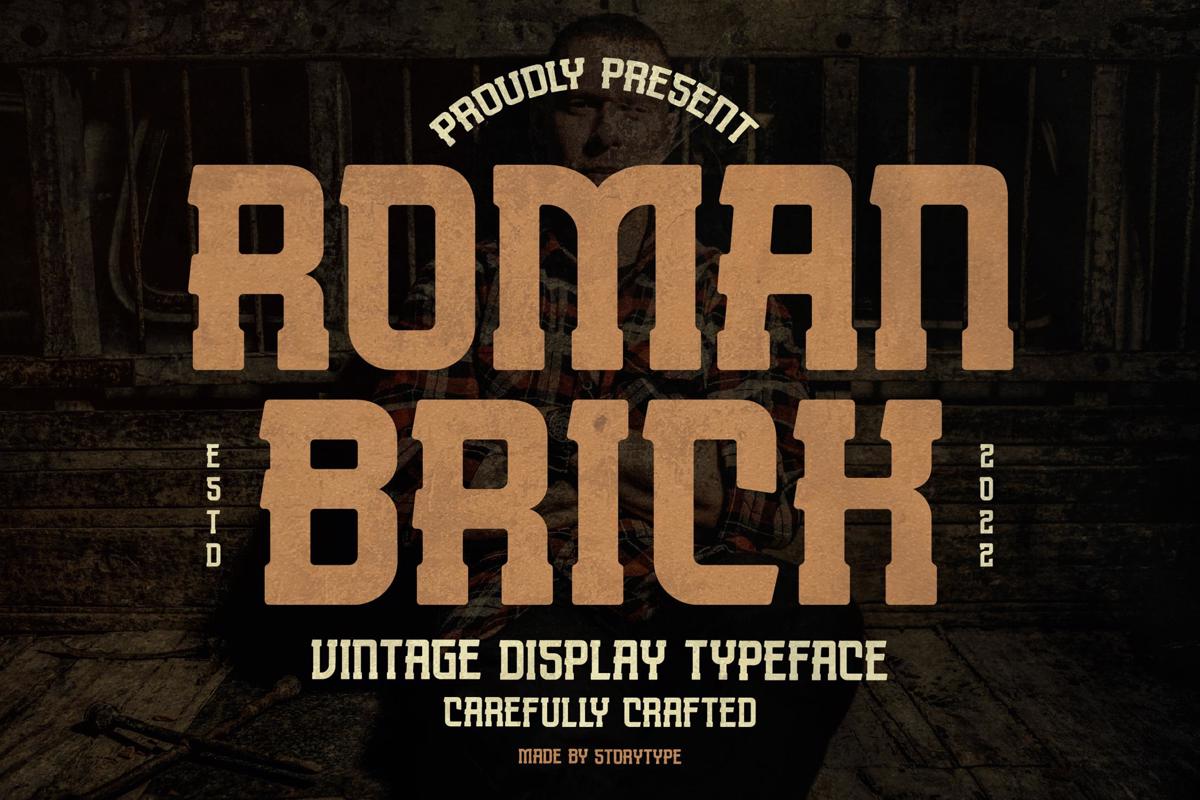 ROMAN BRICK Font | Storytype Studio | FontSpace