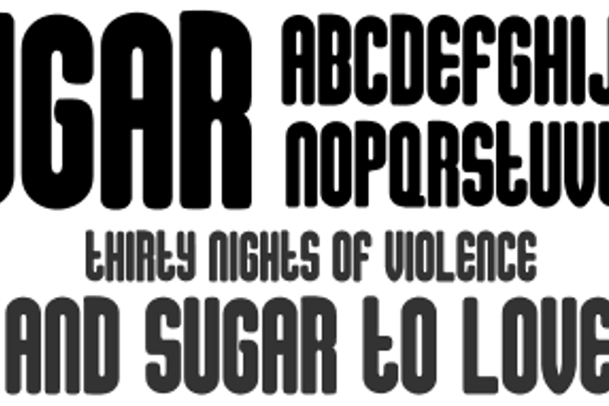 Sugar Font | SnailFonts | FontSpace