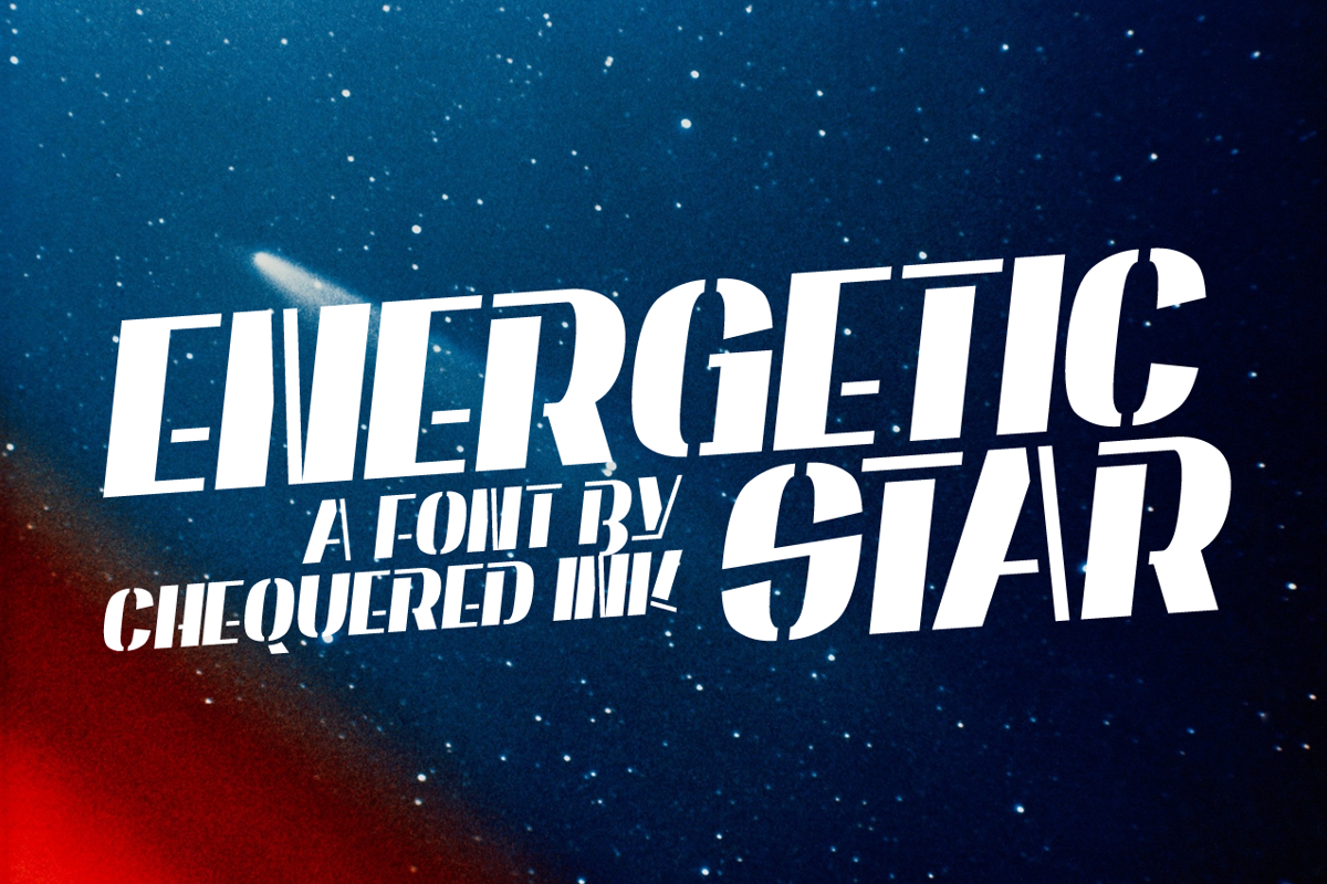 Energetic Star Font - Free Download