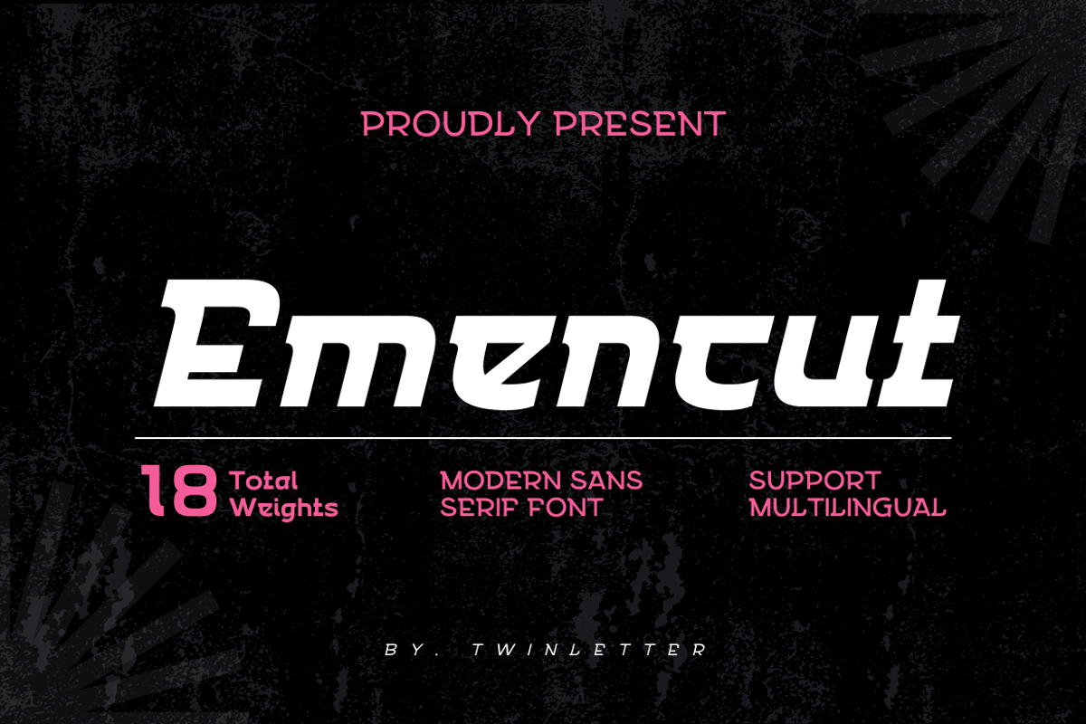 Emencut Font - Free Download