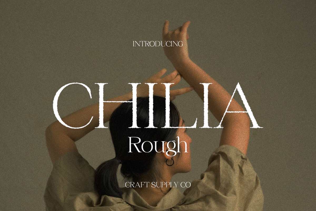 Chilia Rough Font | craftsupplyco | FontSpace