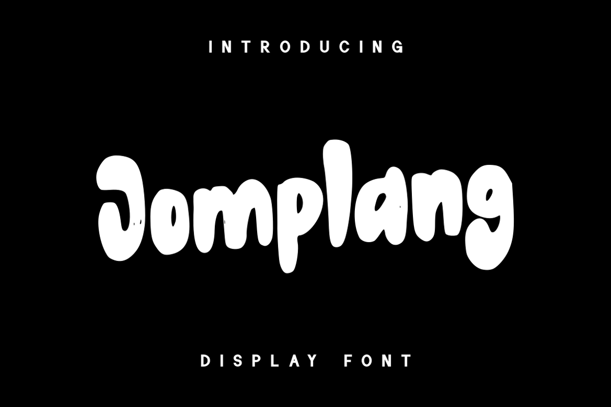 Jomplang Font | GFRcreative | FontSpace