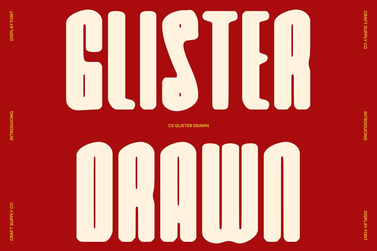 CS Glister Drawn Font - Free Download