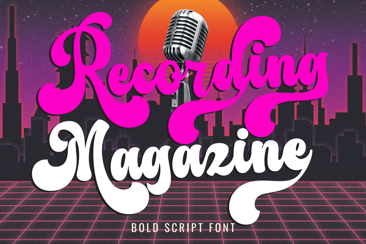 Recording Magazine Font - Free Download