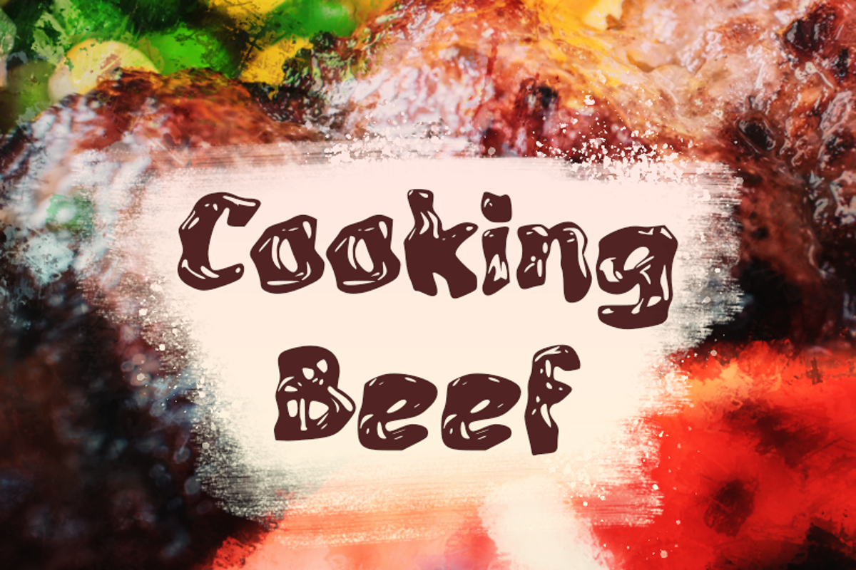 C Cooking Beef Font | wepfont | FontSpace