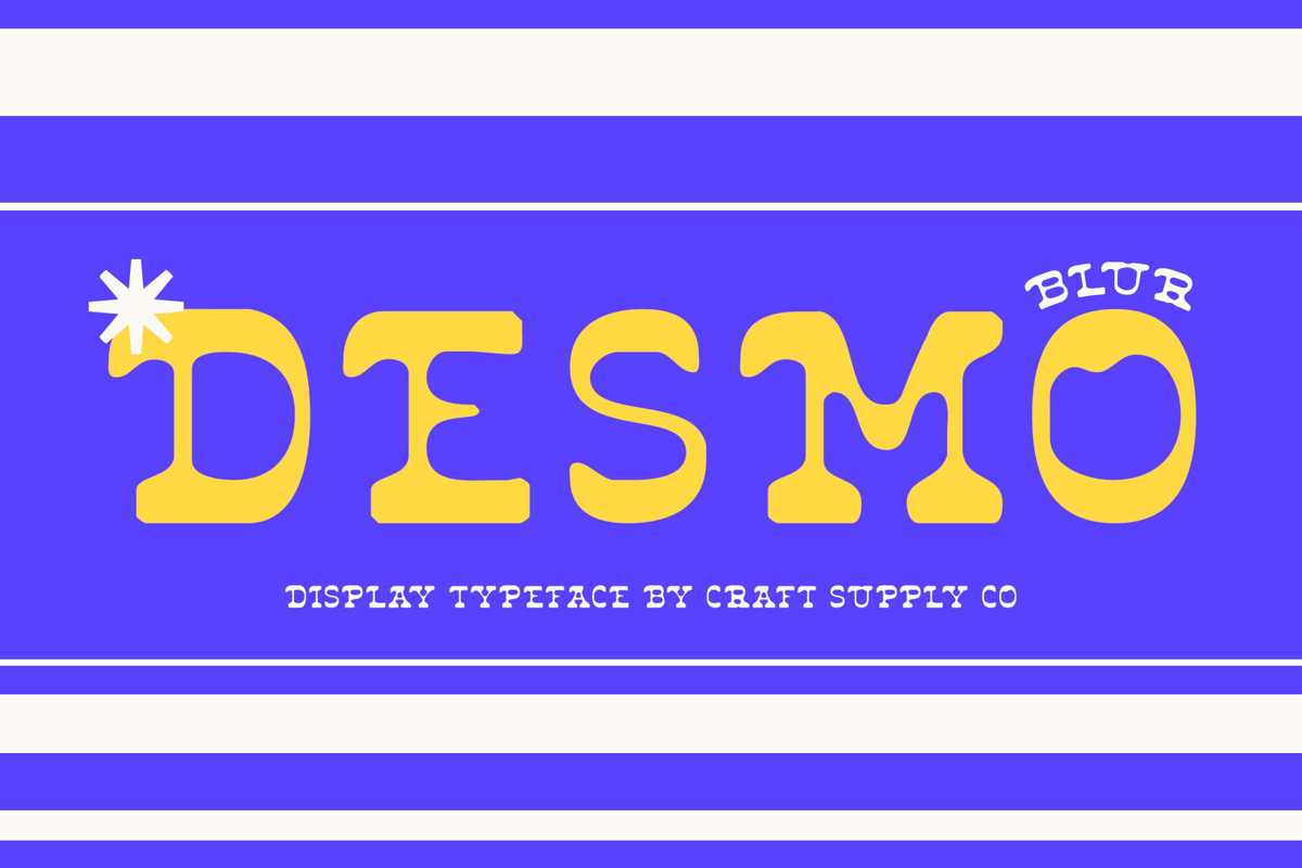 Desmo Blur Font Free Download