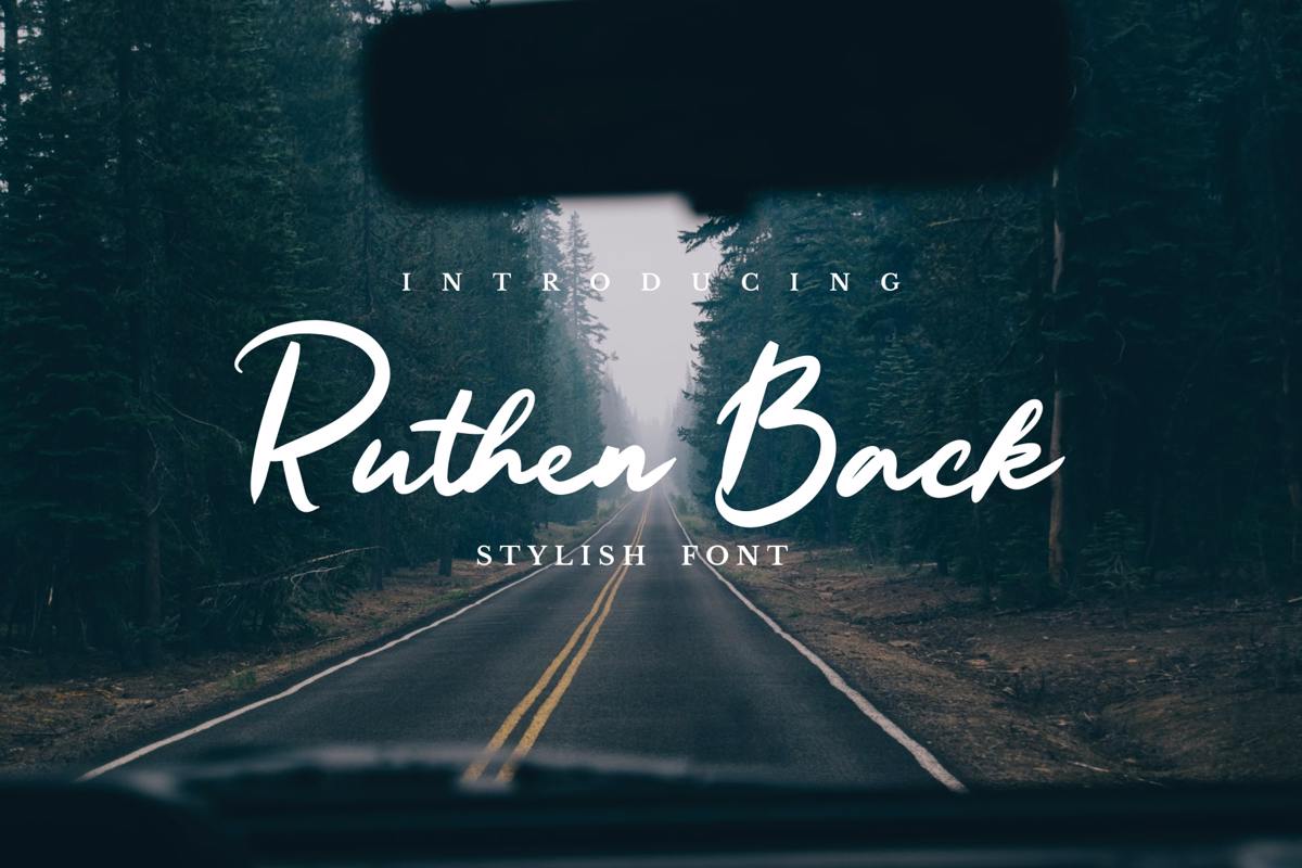 Ruthen Back Font | javapep | FontSpace