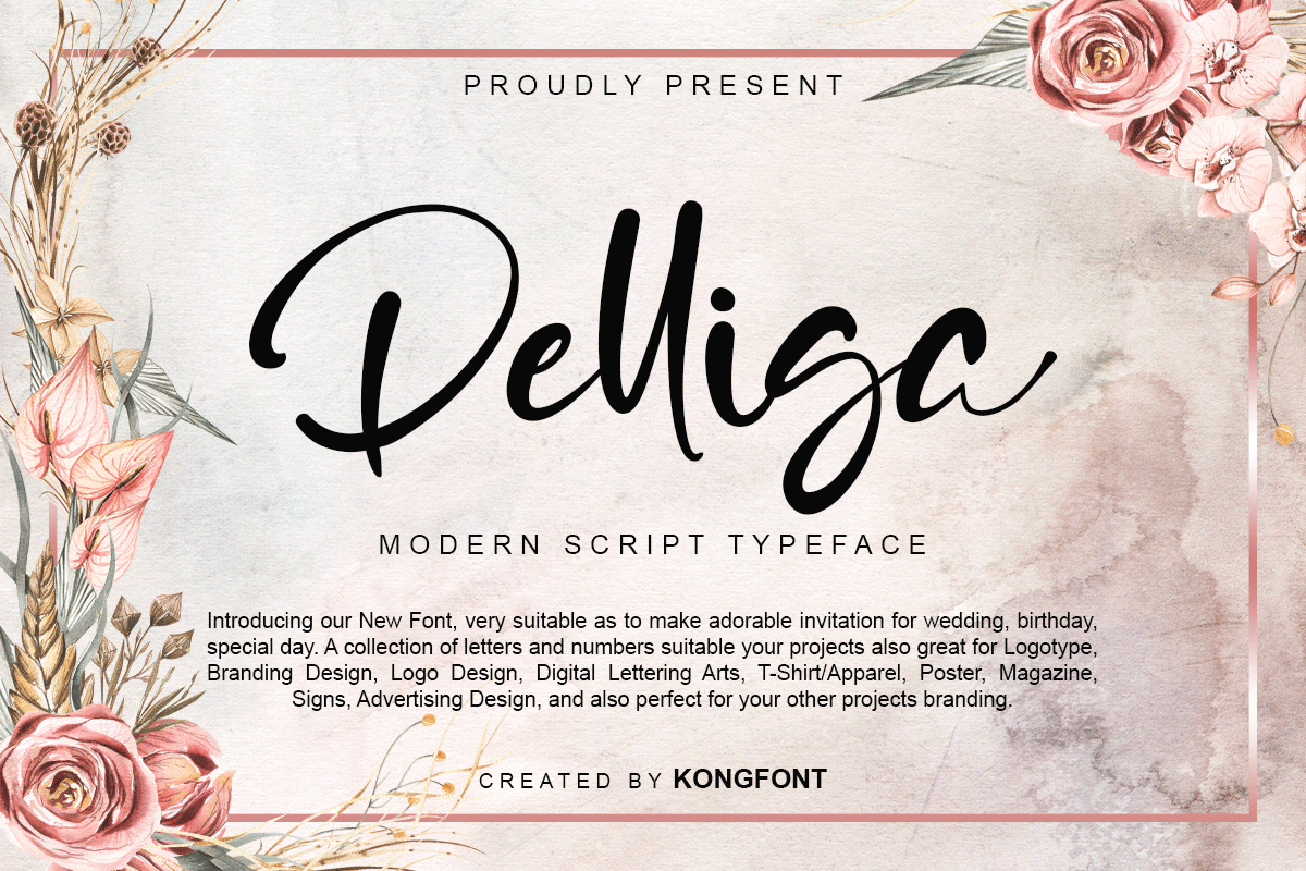 Delliga Font | Fontkong | FontSpace