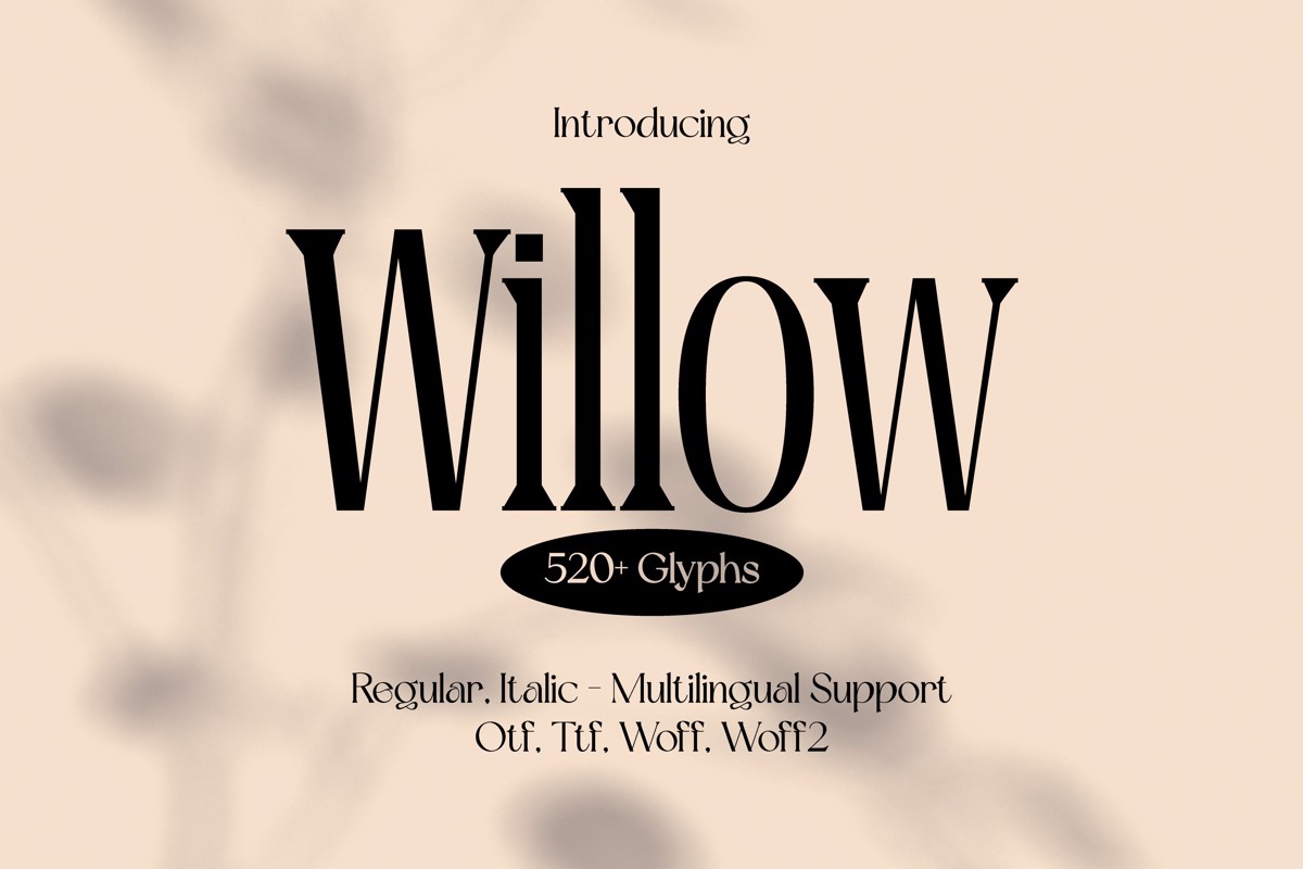 Willow Font - Free Download