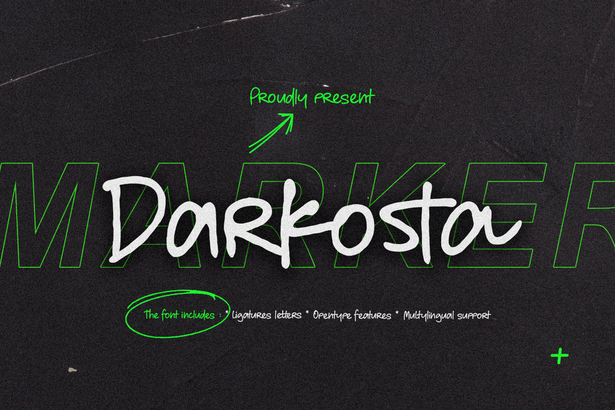 Darkosta Font - Free Download