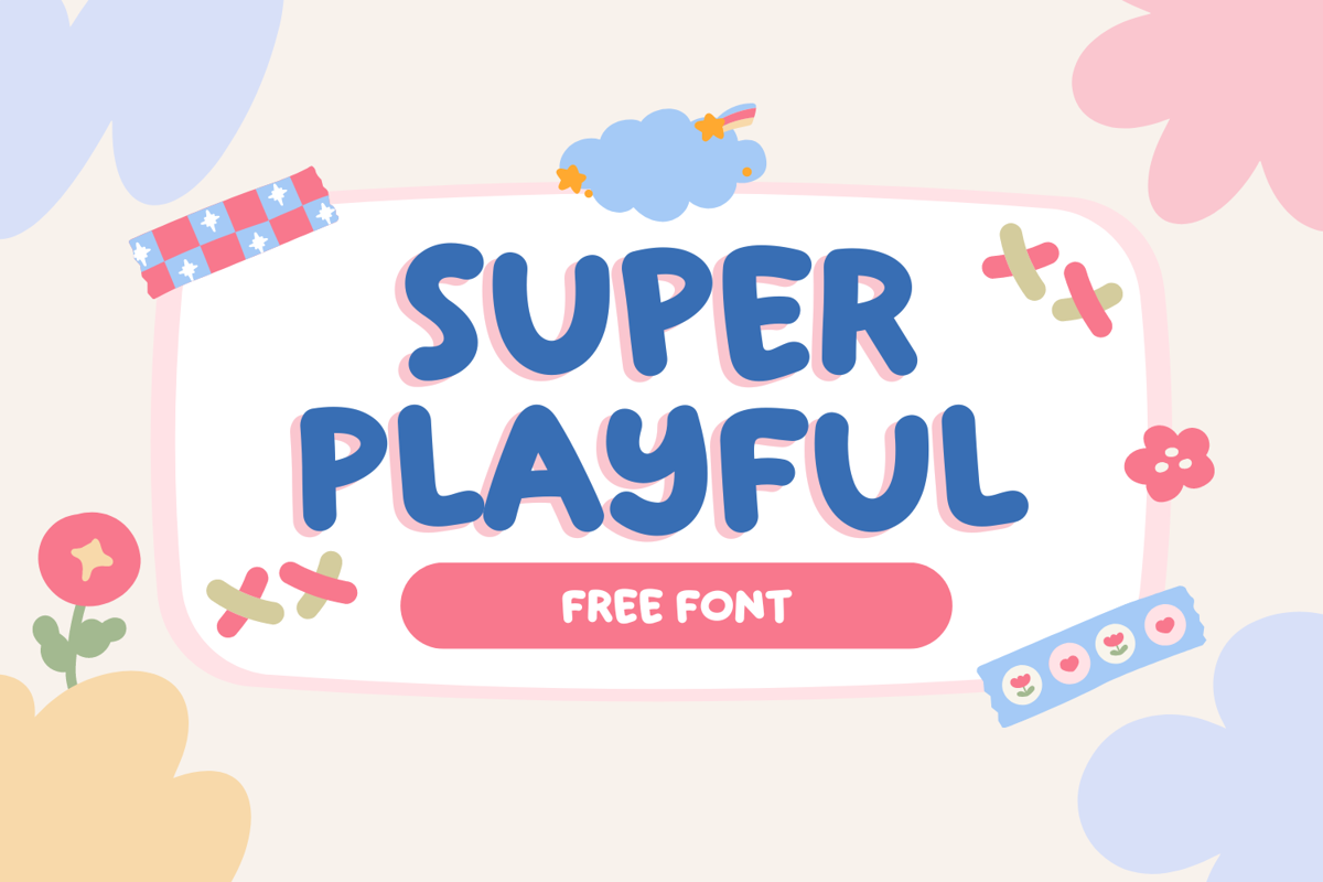 Super Playful Font | All Super Font | FontSpace