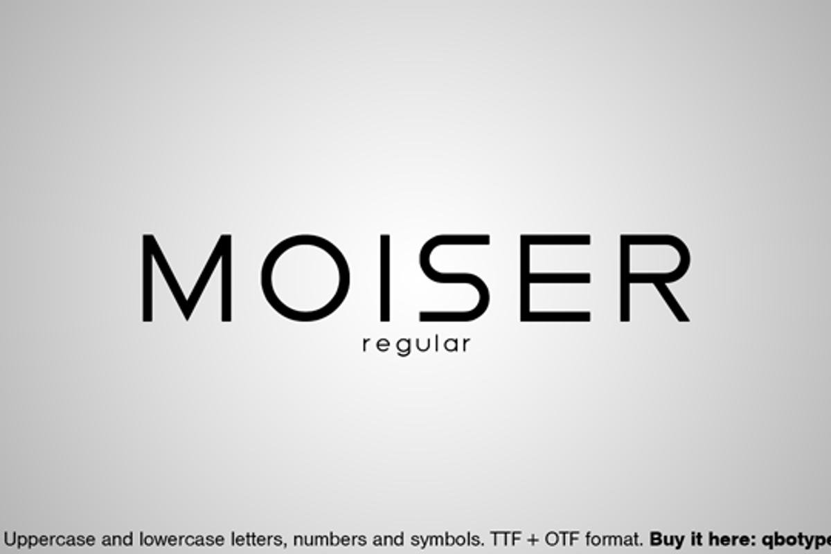 Moiser Font - Free Download