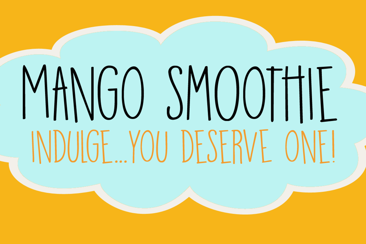 DK Mango Smoothie Font - Free Download