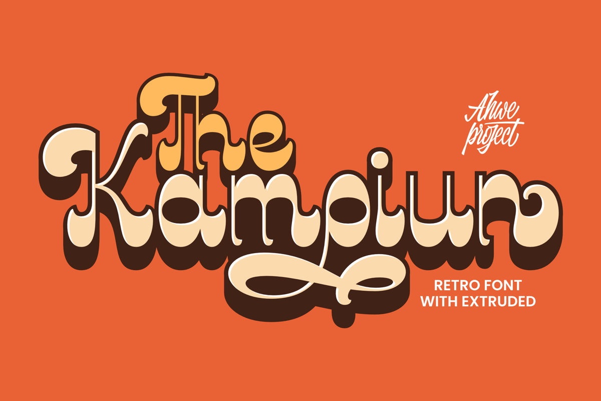 Kampiun Font | ahweproject | FontSpace