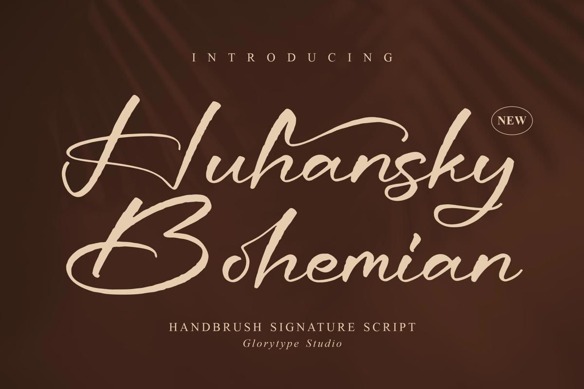 Huhansky Bohemian Font | Letterena Studios | FontSpace