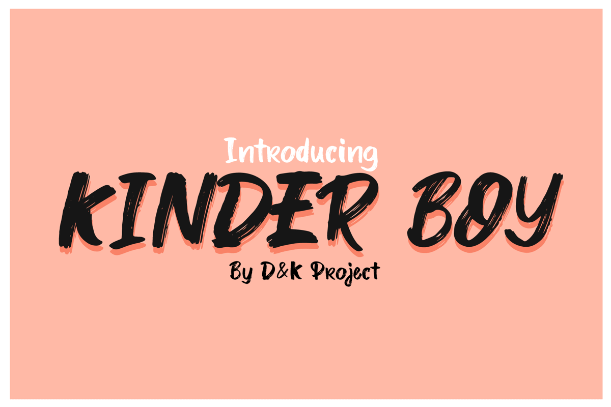Kinder Boy Font | D&K_Project | FontSpace