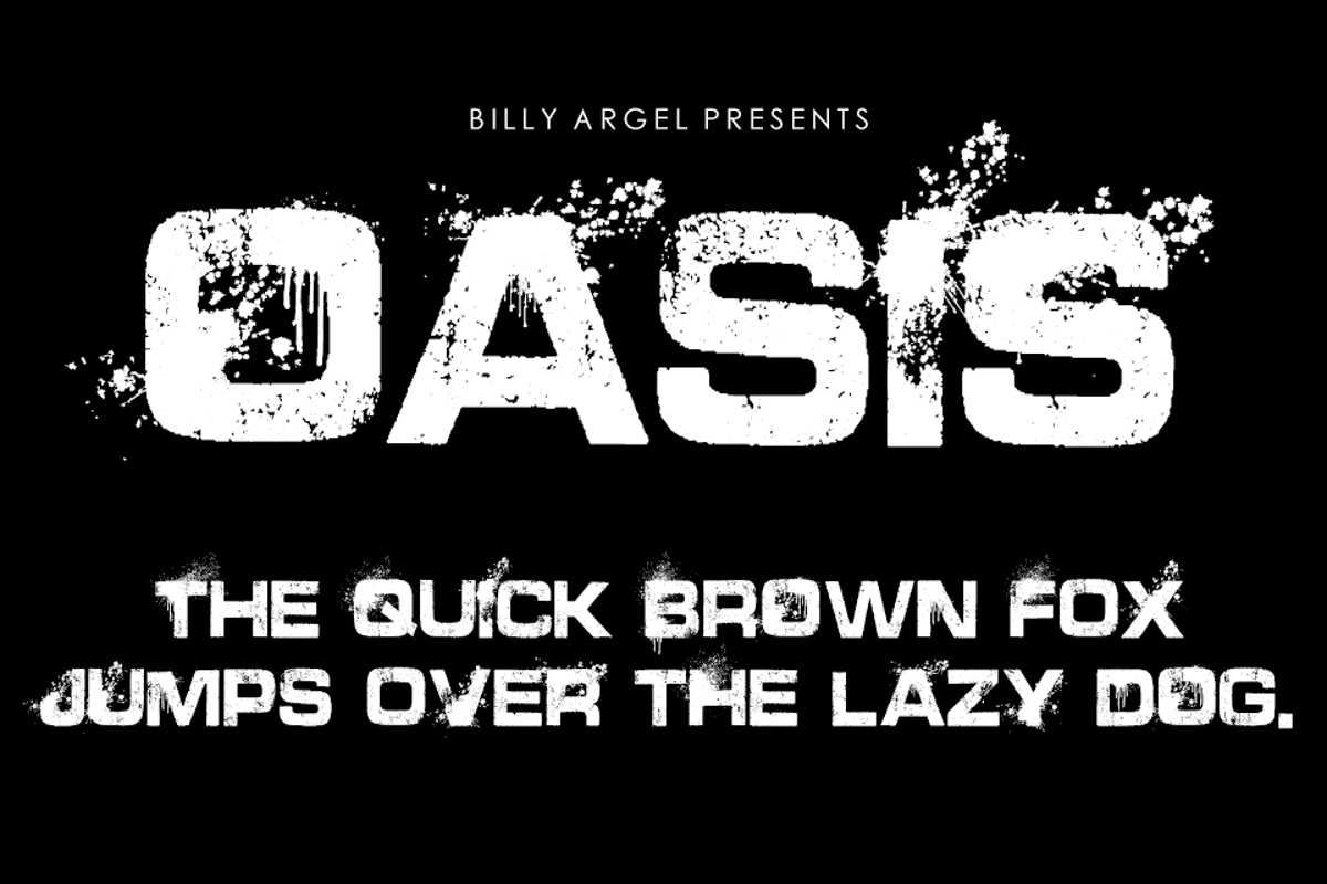 OASIS Font | Billy Argel Fonts | FontSpace