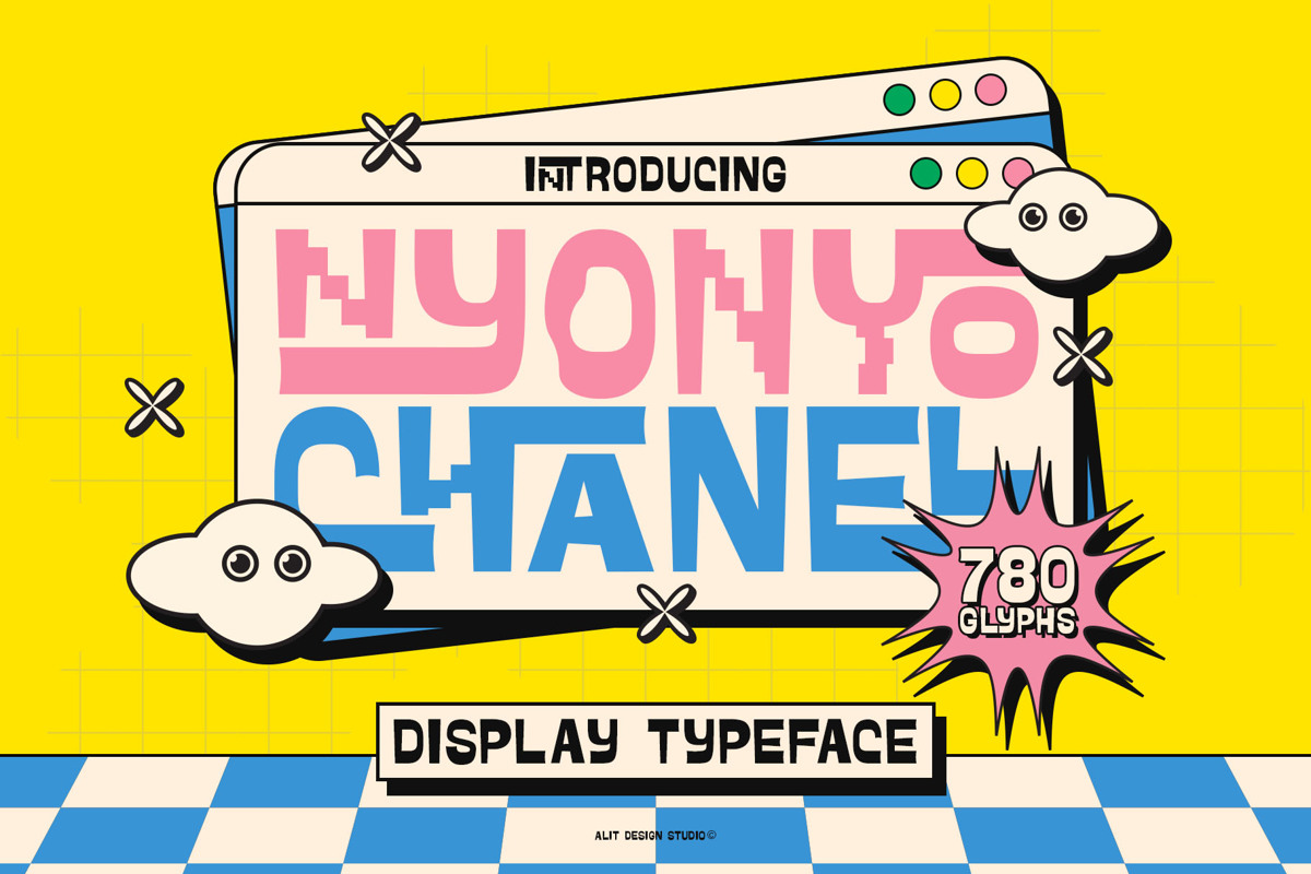 Nyonyo Chanel Font | Alit Design | FontSpace