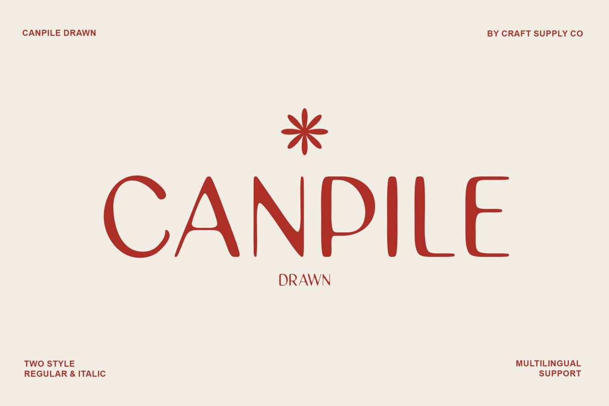 Canpile Drawn Font - Free Download