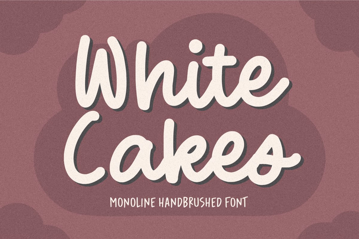 White Cakes Font - Free Download