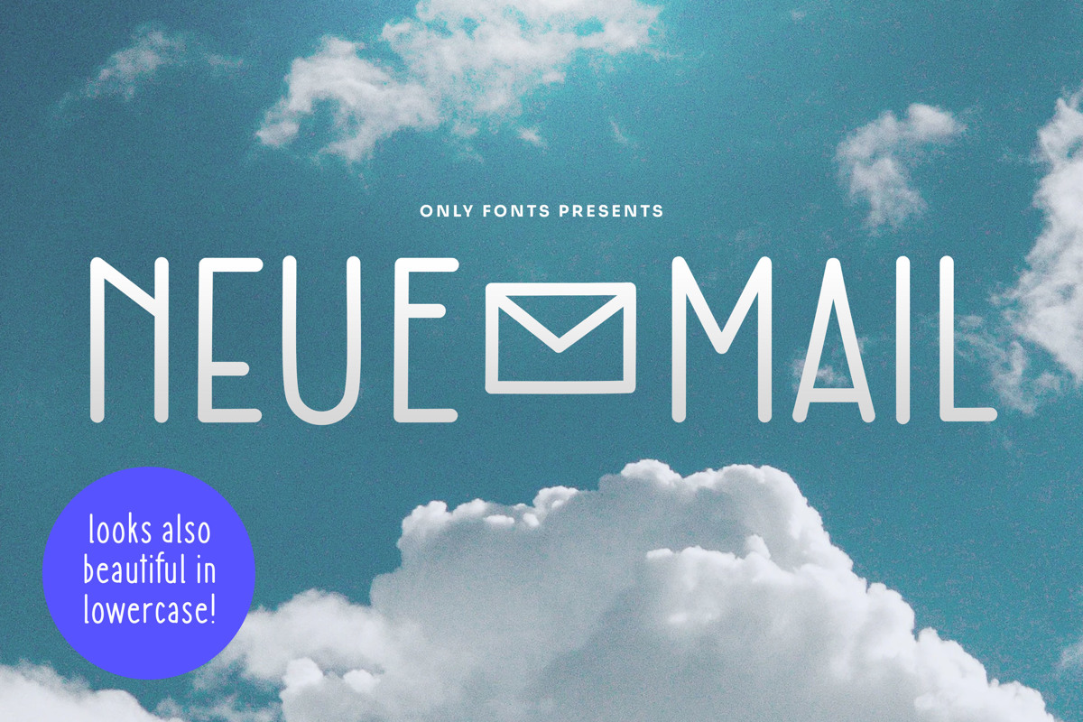 Neue Mail Font | Only Fonts | FontSpace