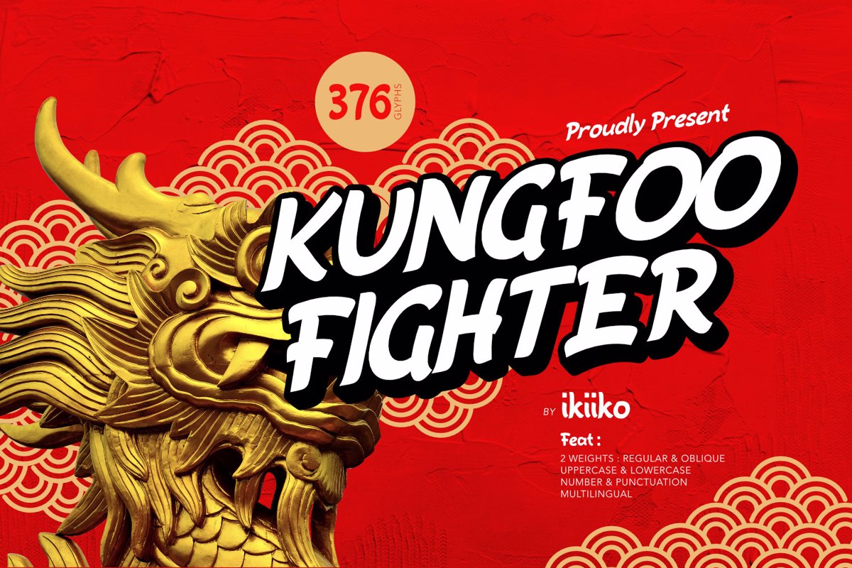 Kungfoo Fighter Font | ikiiko | FontSpace