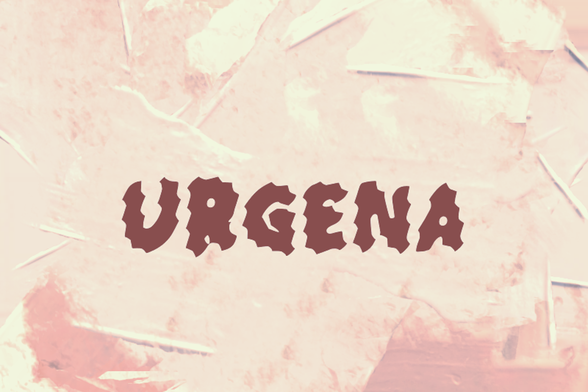 U Urgena Font - Free Download