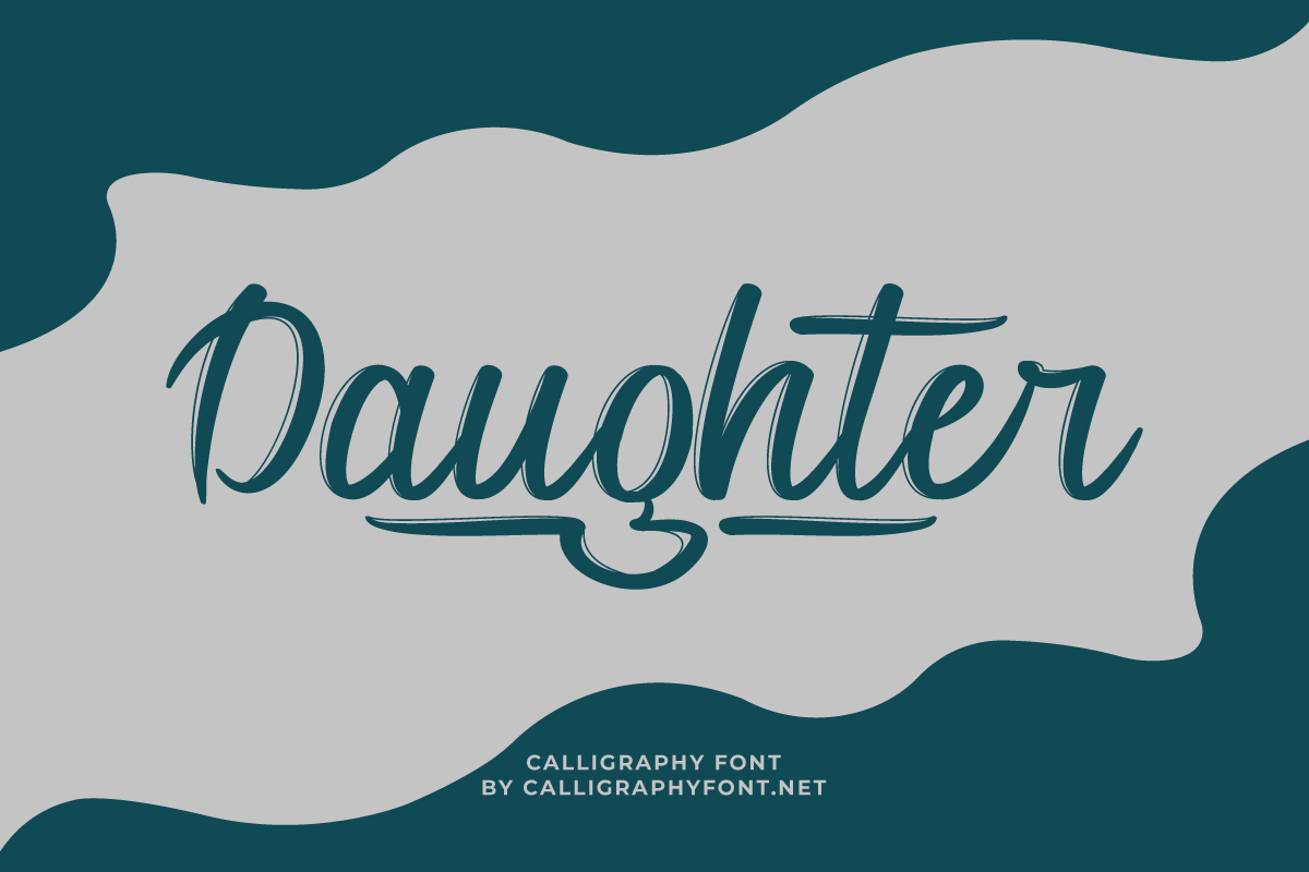 Daughter Font - Free Download