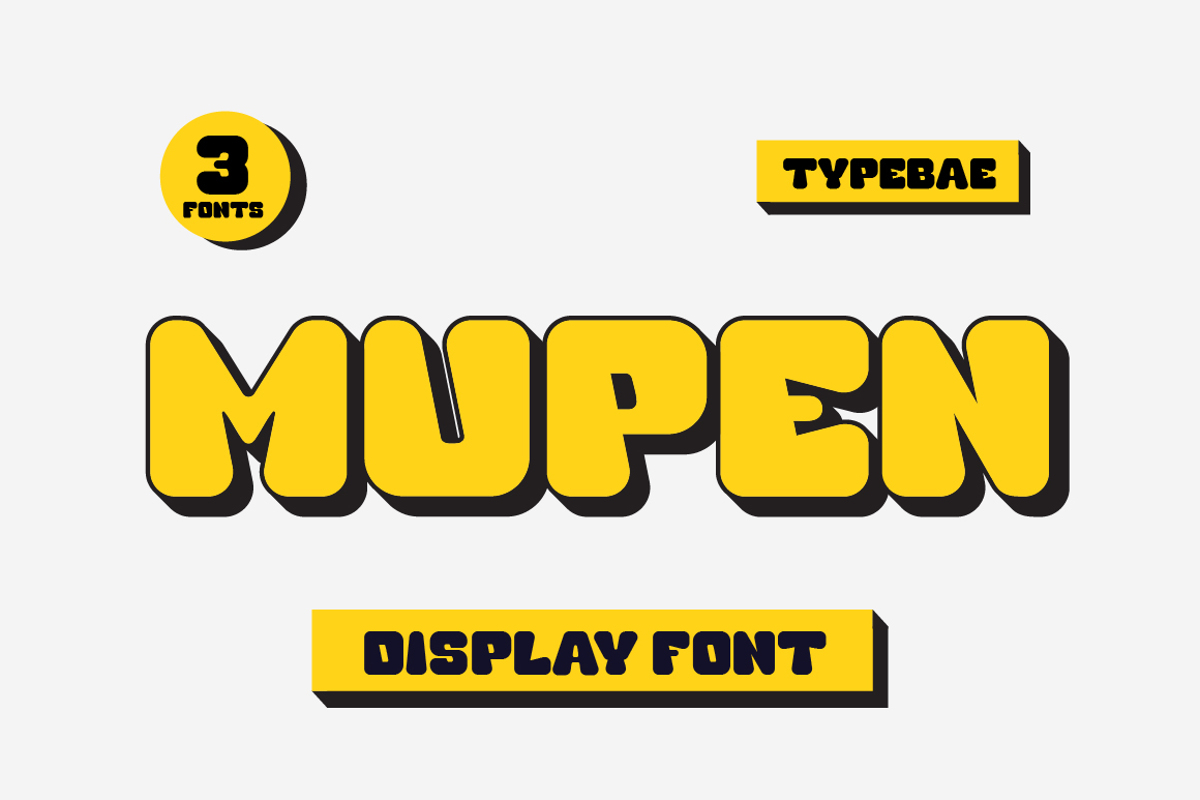 Mupen Font | Typebae | FontSpace