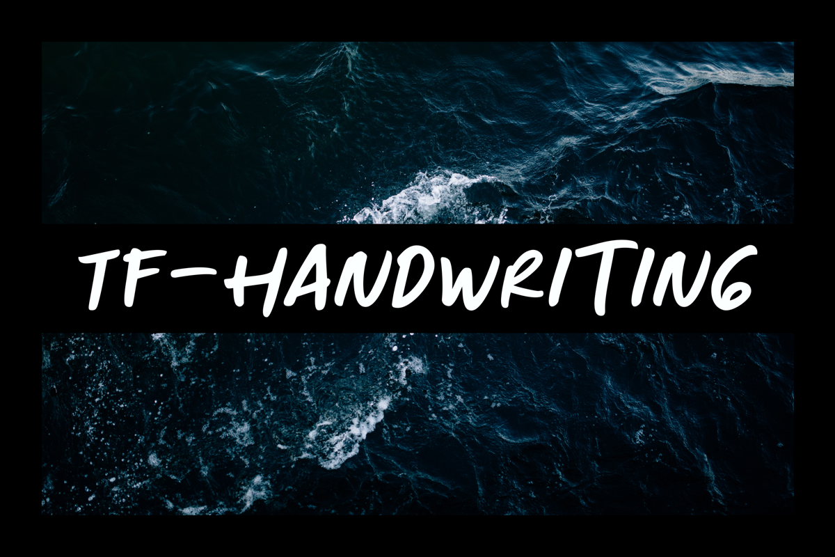 TF-Handwriting Font | Twicolabs | FontSpace