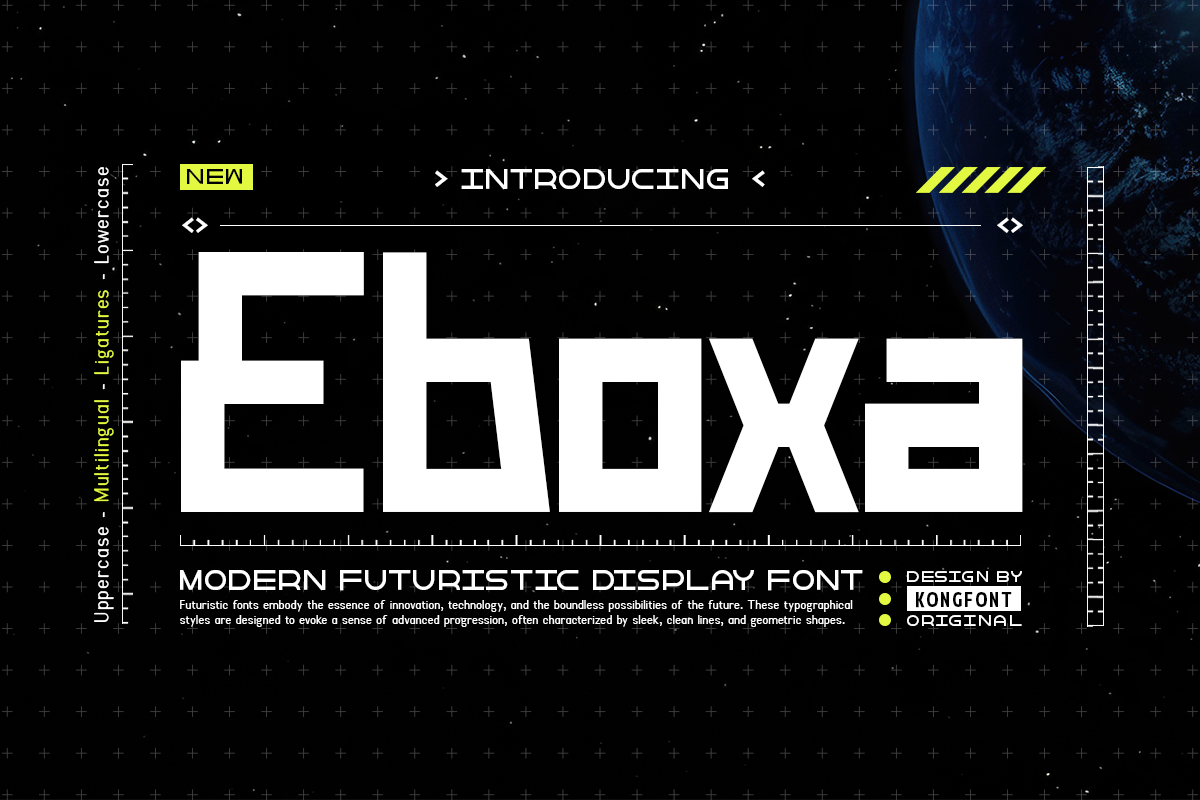 Eboxa Font | Fontkong | FontSpace
