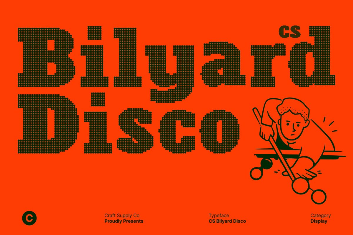 CS Bilyard Disco Font - Free Download