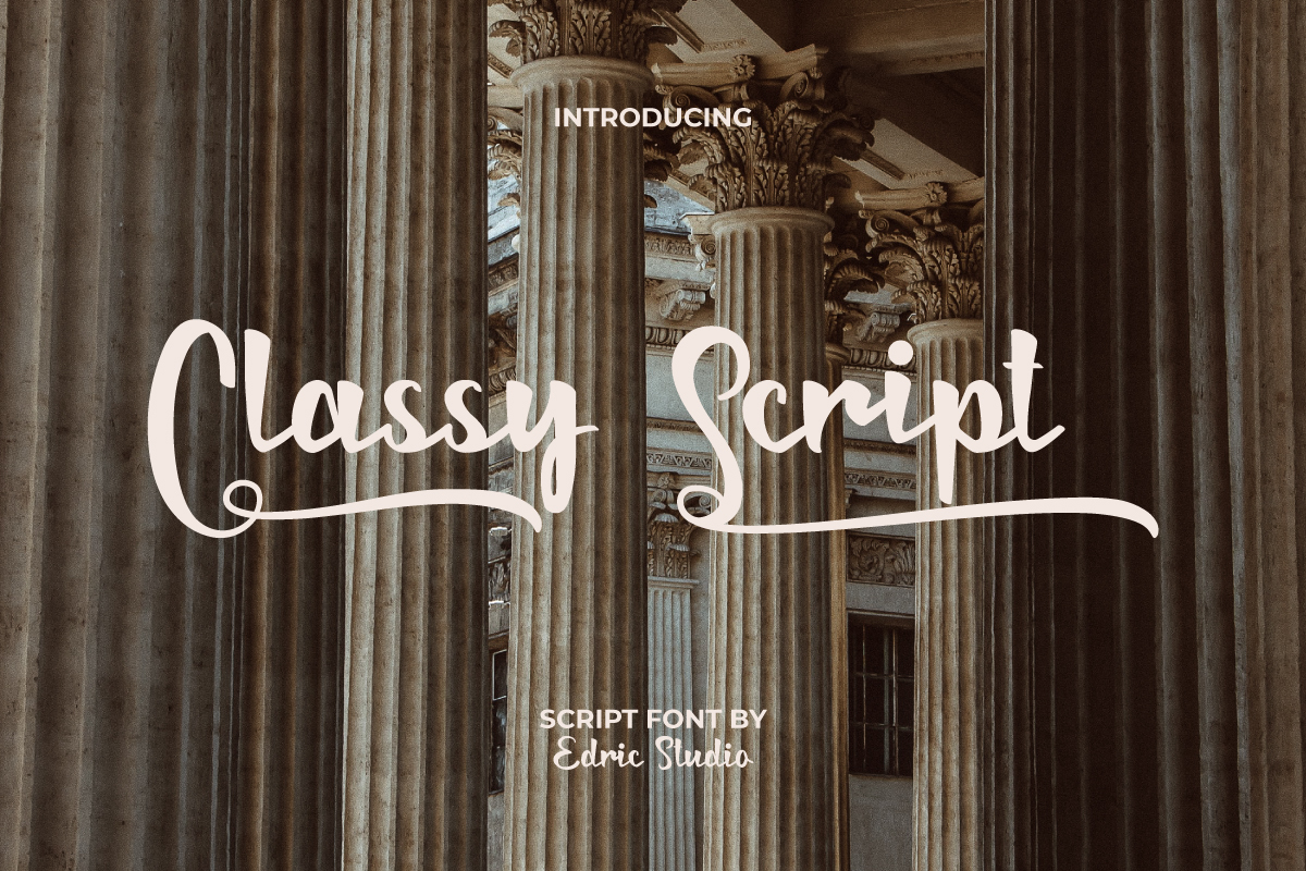 Classy Script Font | Edric Studio | FontSpace