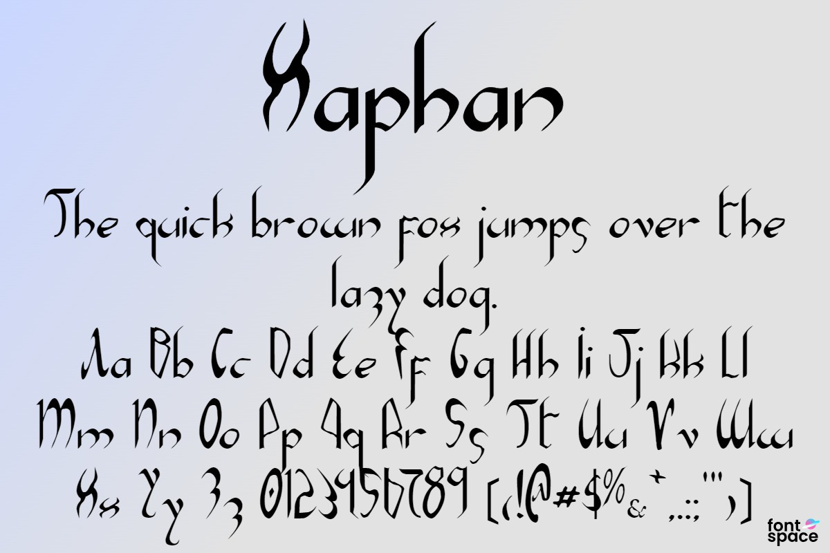 Xaphan Font - Free Download