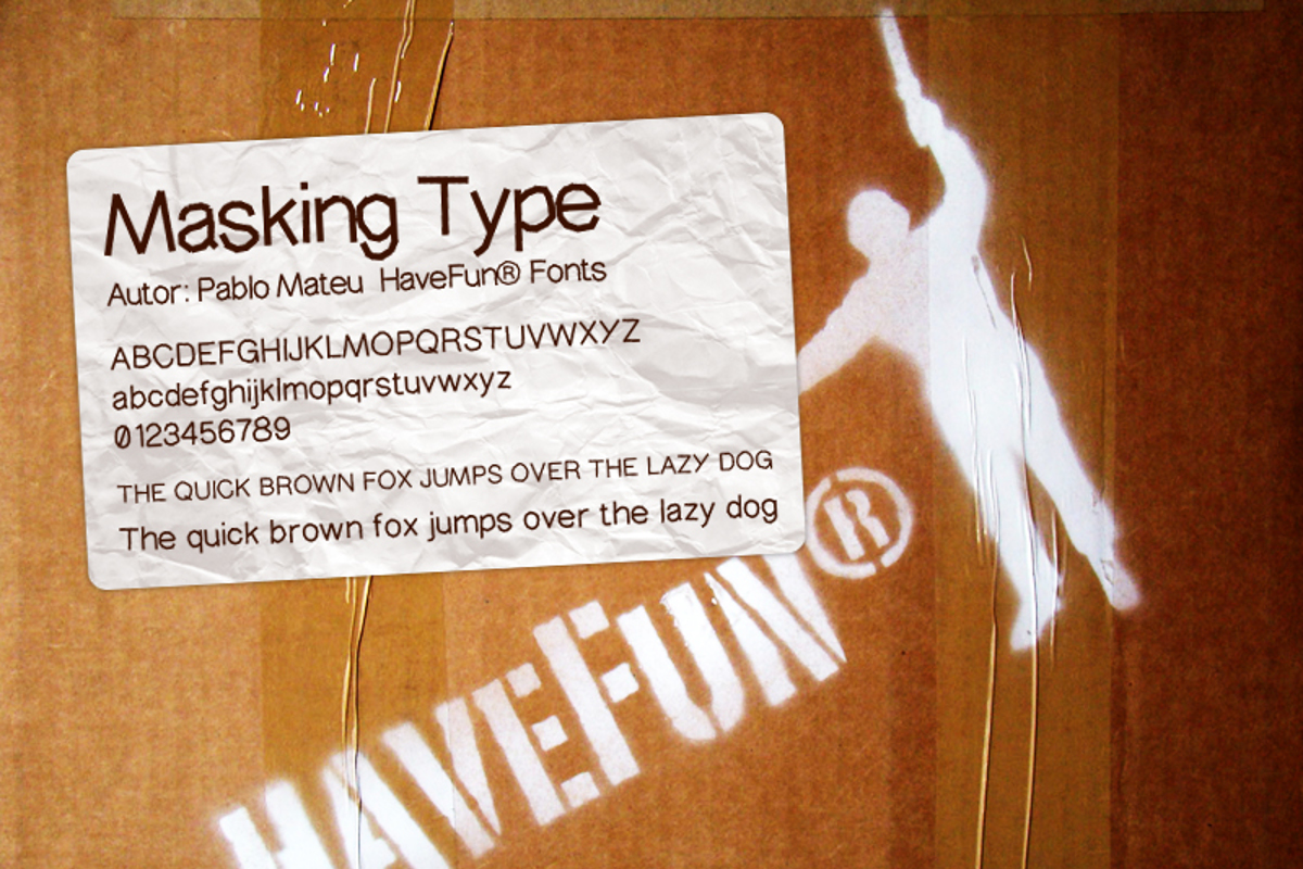 MaskingType Font - Free Download