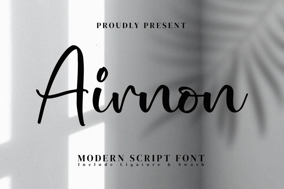 Airnon Font | Integritype Studio | FontSpace
