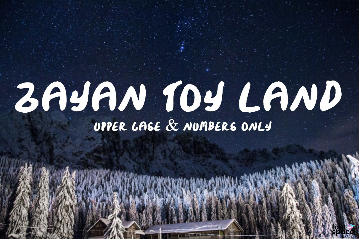 Zayan Toy Land Font | Creativetacos | FontSpace