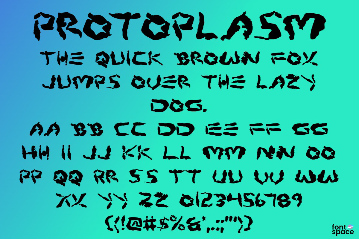 Protoplasm Font | Iconian Fonts | FontSpace