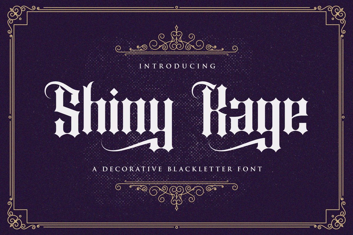 Shiny kage Font | StringLabs | FontSpace