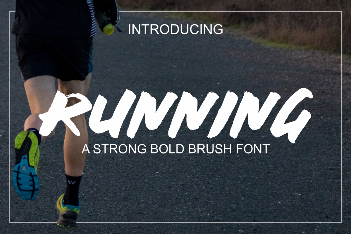 RUNNING Font | Willetter Studio | FontSpace