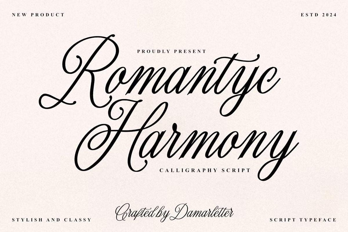 Romantyc Harmony Font - Free Download