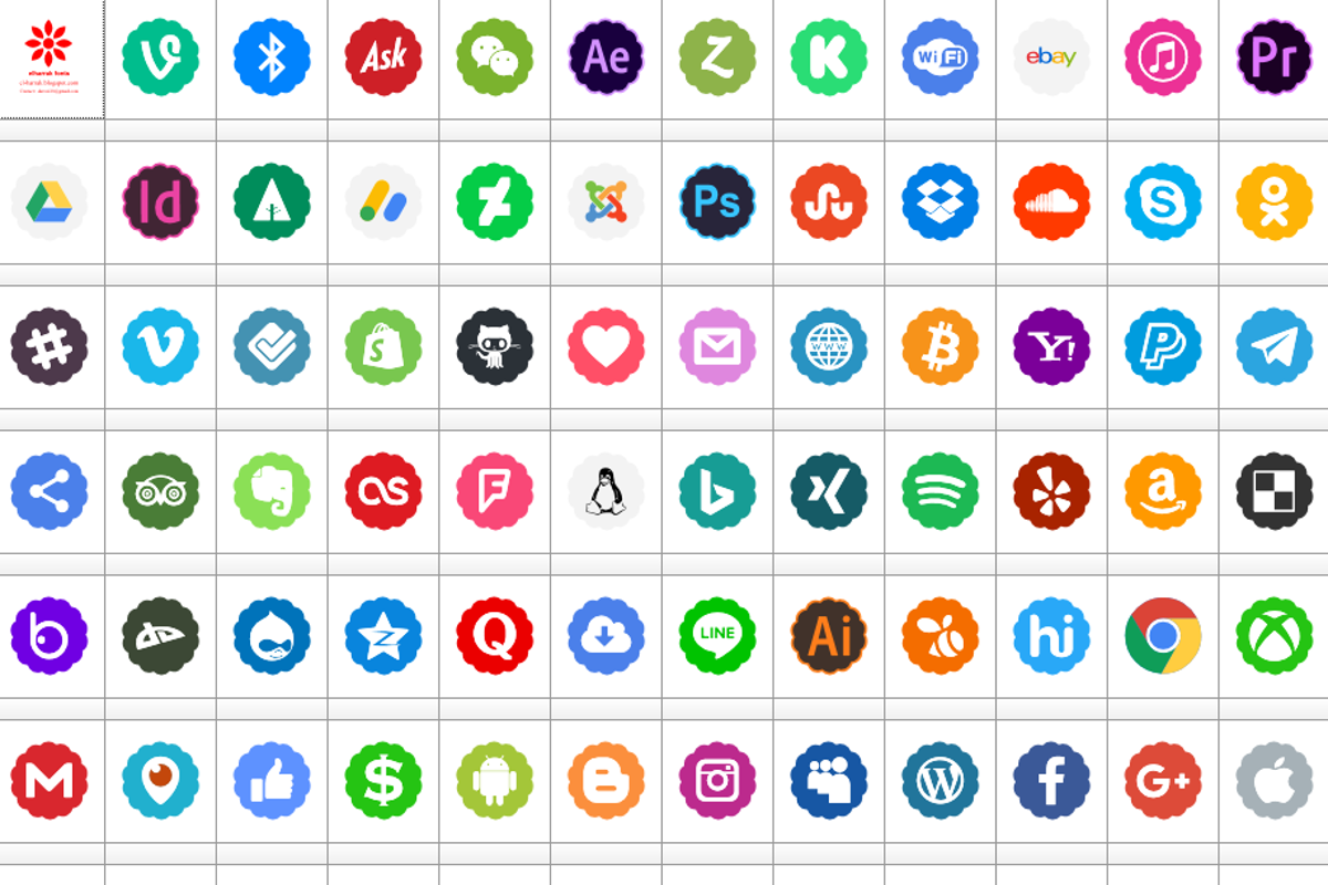 Font icons color - Free Download