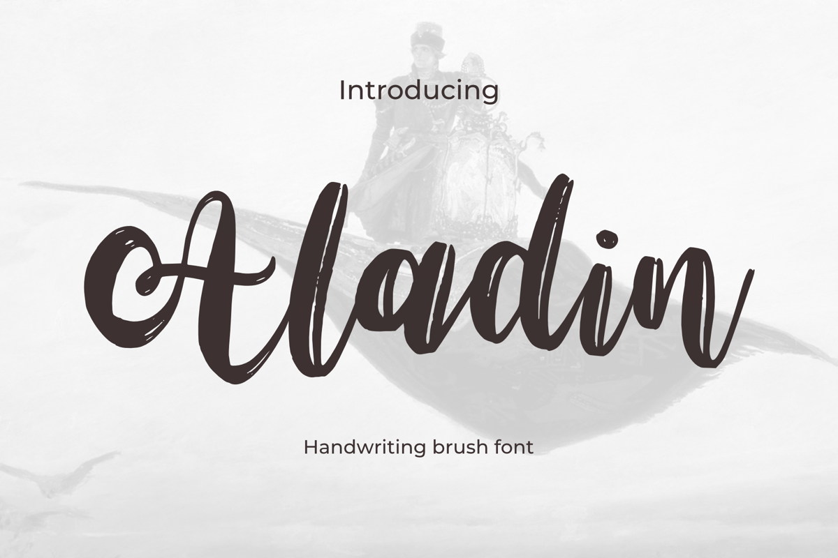 Aladin Font | cocodesign | FontSpace