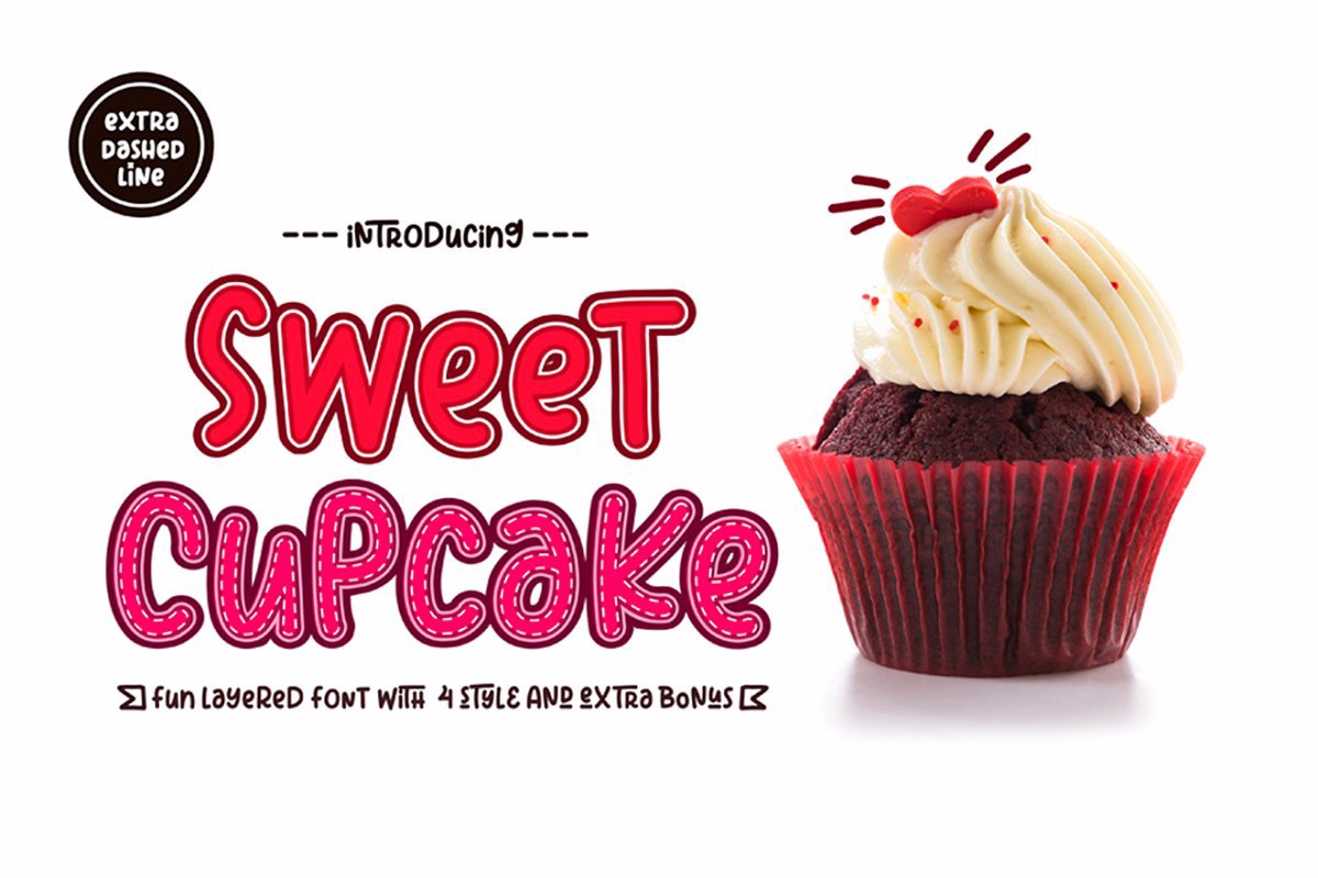 Sweet Cupcake Font | mlkwsn | FontSpace